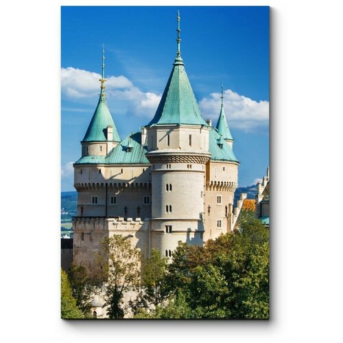 Модульная картина Замок в Словакии80x120