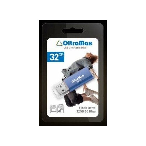 Флешка OLTRAMAX 32GB 30 32 Гб, синий