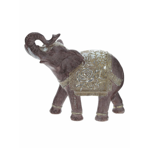 Фигурка декоративная Remecoclub Слон из полимера, 20x21x9 см