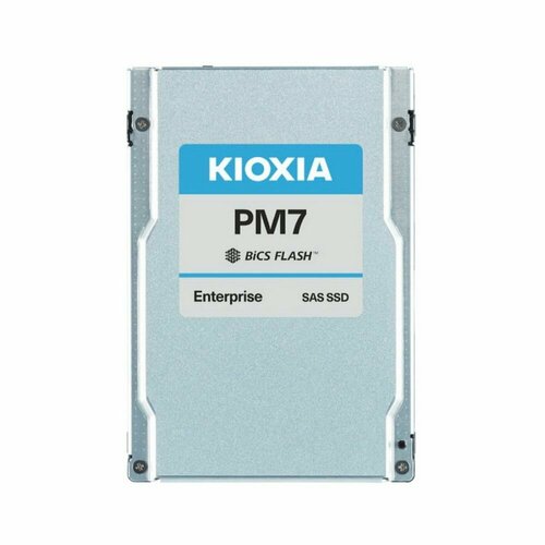 KIOXIA Твердотельный накопитель SSD KIOXIA KIOXIA Enterprise SSD 3840GB 2,5" 15mm (SFF) PM7-R, SAS KPM71RUG3T84