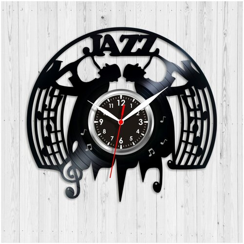 Jazz — часы из виниловой пластинки (c) VinylLab