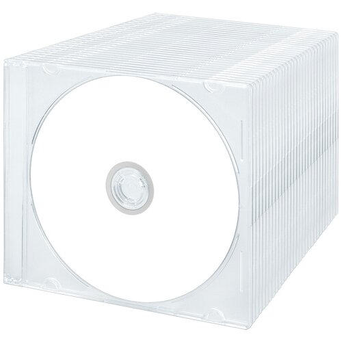 Диск DVD+R 8.5Gb DL 8x CMC Printable, slim box (прозрачный), 30 шт.