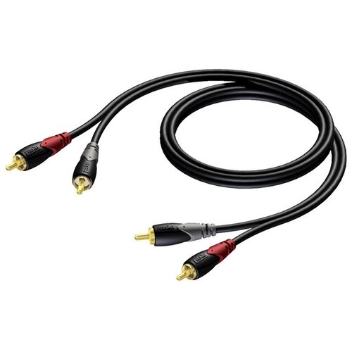 Кабель аудио 2xRCA - 2xRCA Procab CLA800/1 1.0m