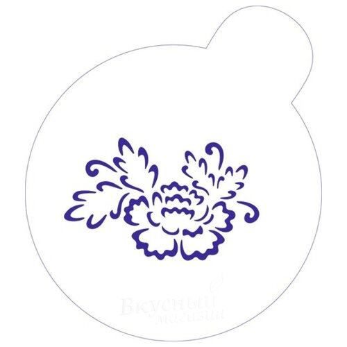 Трафарет для мастики/марципана Цветочный1 М015