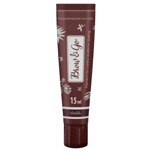 Brow&Go Пигмент для бережного окрашивания бровей 15 мг, 01 Chocolate, 15 мл