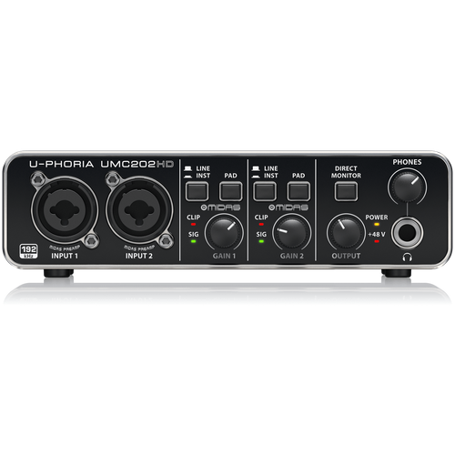 Внешняя звуковая карта BEHRINGER U-PHORIA UMC202HD