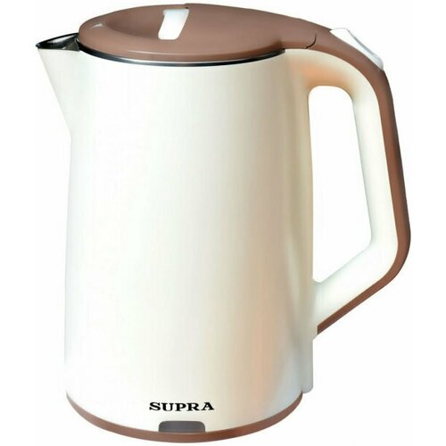 Чайник SUPRA KES-2005, бежевый с коричневым