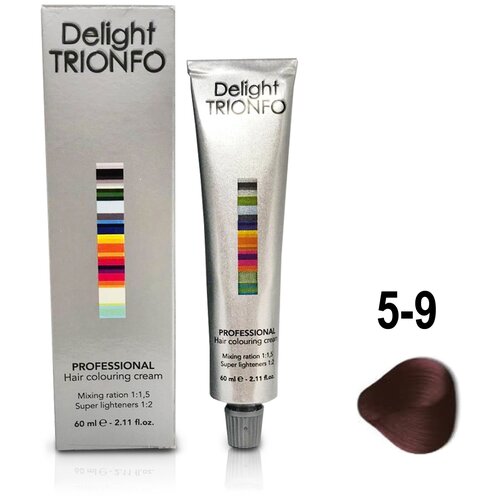 Constant Delight Стойкая крем-краска для волос Trionfo, 5-9 светлый коричневый фиолетовый, 60 мл