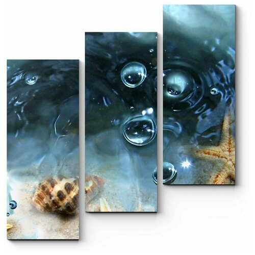 Модульная картина Морские обитатели130x139