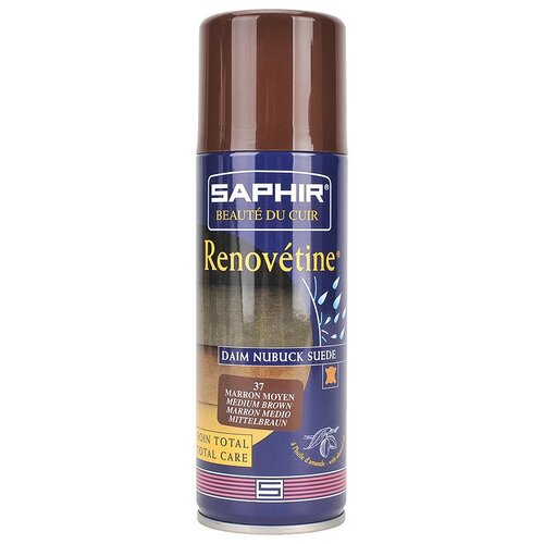 Saphir Аэрозоль-краситель Renovetine Special Daim Nubuck Suede 16 beige, 200 мл