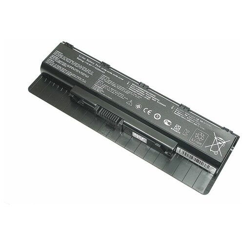 Аккумулятор для ноутбука Amperin для Asus N56VB N56VJ 56Wh A32-N56 черная