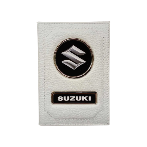 Обложка для автодокументов SUZUKI 1-6-1206, белый