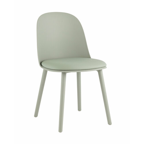 Пластиковый стул TRIXETY FOLY II, серо-зеленая экокожа