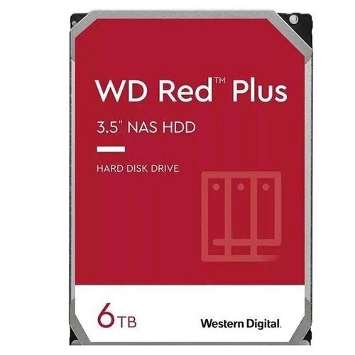 Жесткий диск Western Digital WD Red 6 TB Plus