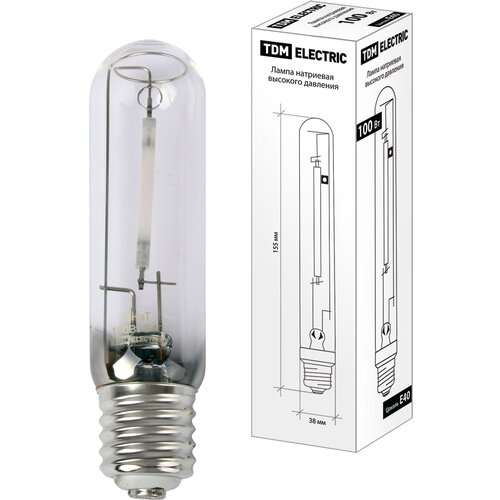 Лампа газоразрядная TDM ELECTRIC SQ0325-0027, E40, T47, 100 Вт, 2100 К