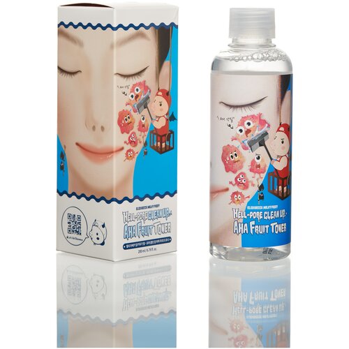Elizavecca Hell-Pore Clean Up AHA Fruit Toner - Очищающий фруктовый тонер