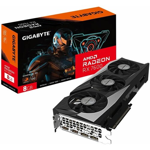 Видеокарта Gigabyte RX7600 GAMING OC 8GB