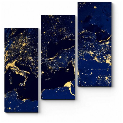 Модульная картина Земля из Космоса прекрасна 100x107