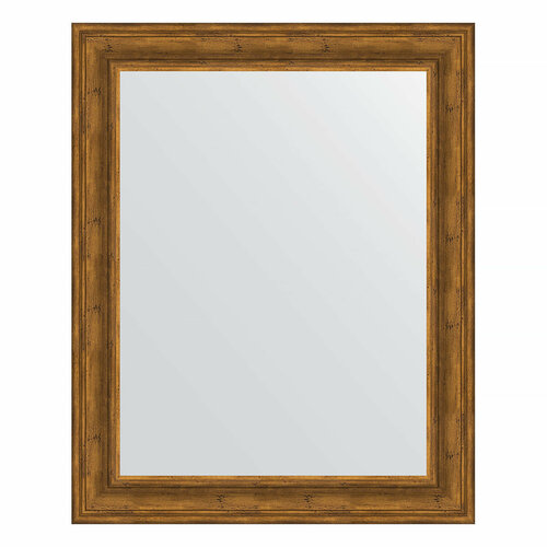Зеркало настенное EVOFORM в багетной раме травленая бронза, 82х102 см, для гостиной, прихожей, кабинета, спальни и ванной комнаты, BY 3285