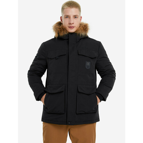 Парка Camel Men's jacket, размер 54, черный