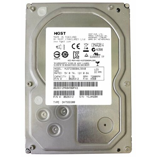 Жесткий диск Hitachi HUS723020ALS640 2Tb SAS 3,5" HDD