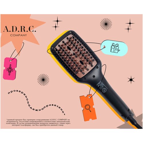Расческа-выпрямитель для волос A.D.R.C Company, Профессиональная электрический расческа для волос