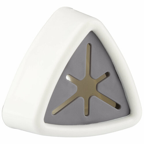 Держатель для полотенец на самоклеящейся основе "Объемный треугольник", белый (пластмасса) , размер: 4,5*5*2,2 см