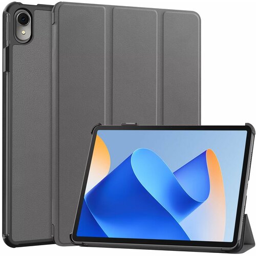 Чехол для планшета Huawei MatePad 11 (2023) 10.95 дюйма (DBR-W09/W00), с магнитом, прочный пластик (серый)