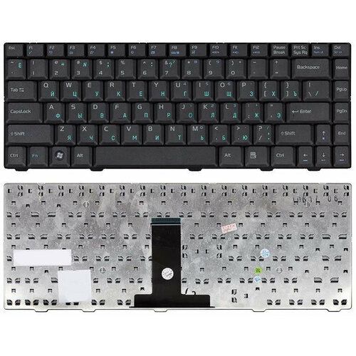 Клавиатура для ноутбука Asus V020462AS1 черная, версия 1