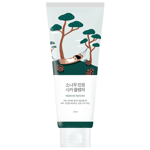 Очищающая пенка с экстрактом сосны и центеллы Round Lab Pine Calming Cica Cleanser 150 мл