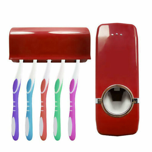 Дозатор для зубной пасты Ningbo 435356 с держателем для зубных щеток
