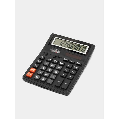 Калькулятор настольный большой 12-разрядный, торговый бухгалтерский с большими кнопками и солнечной батареей