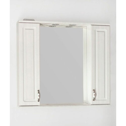 Зеркальный шкаф Style Line Олеандр-2 900/С Рельеф пастель