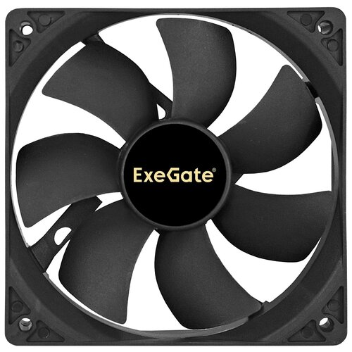 Вентилятор для корпуса ExeGate EP12025B3P, черный