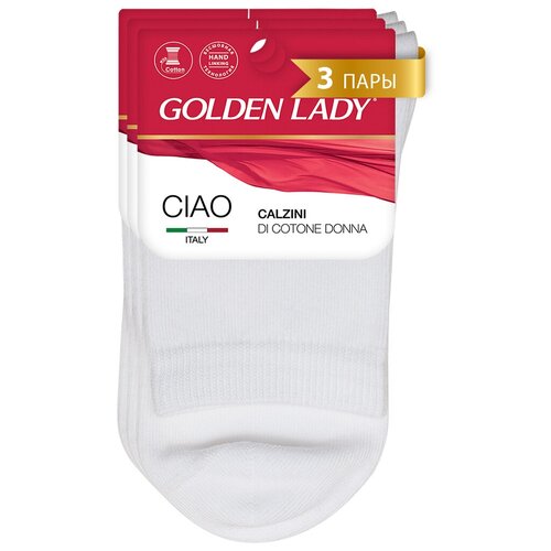 Носки Golden Lady, 3 уп., размер 35-38, белый