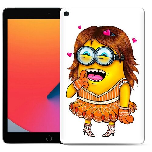 Чехол задняя-панель-накладка-бампер MyPads Миньон девочка для iPad mini 5 7.9 (2019)-A2133/A2124/A2126/A2125 противоударный