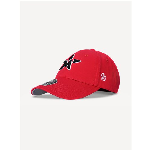 Бейсболка Лого Москва, размер Стандартный, красный, черный