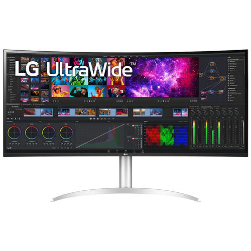 39.7" Монитор LG 40WP95C-W, 5120x2160, 72 Гц, IPS, белый/серебристый