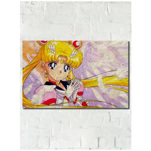 Картина интерьерная на рельефной доске Аниме Сейлор Мун Sailor moon - 7564 Г