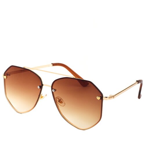 Солнцезащитные очки Keluona, золотой, коричневый