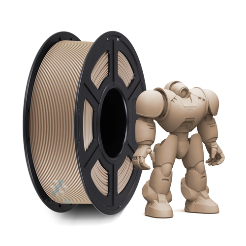 PLA пластик (Filament Пруток) CLUB3D Base - Дерево (Wood) 1KG (1,75мм)