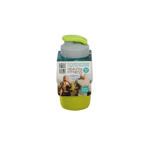 Бутылка для воды "Health and Fitness", со шнурком, 350 мл - Оптторгсоюз - TM BOOL BOOL