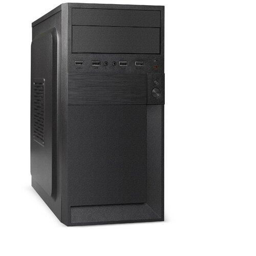 Корпус Minitower ExeGate BAA-105-01-AAA400 (mATX, БП AAA400 с вент. 8см, 2*USB, аудио, черный) EX291141RUS