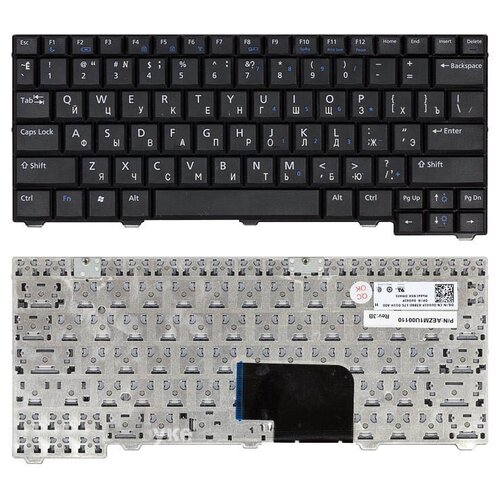 Клавиатура для ноутбука Dell Latitude 2100 русская, черная