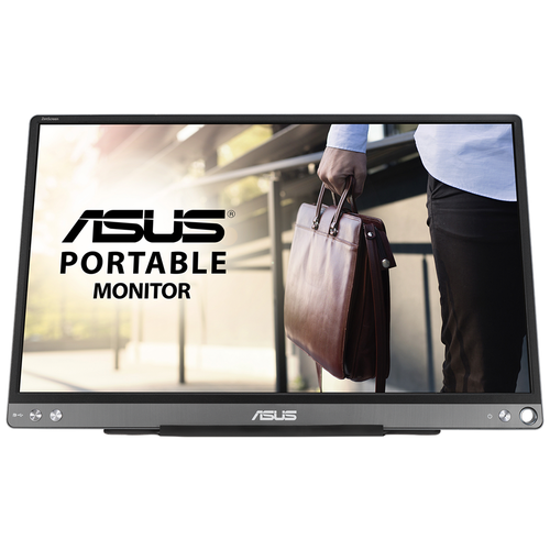 15.6" Монитор ASUS ZenScreen MB16ACE, 1920x1080, 60 Гц, IPS, dark gray