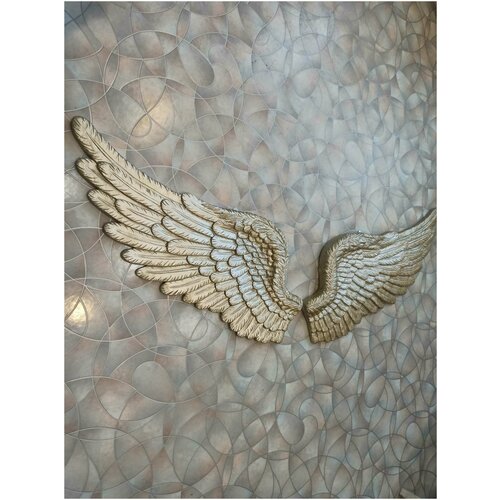Крылья ангела на стену бронза