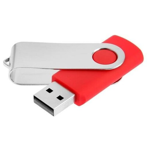 Флешка L 104 R, 32 ГБ, USB2.0, чт до 25 Мб/с, зап до 15 Мб/с, красная