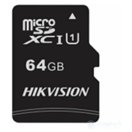 Micro SecureDigital 64Gb Hikvision HS-TF-C1 64G {MicroSDHC Class 10 UHS-I}