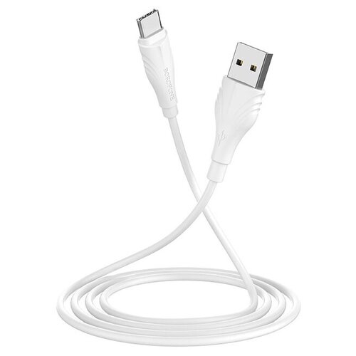 Кабель для зарядки Type-C зарядный кабель для Type-C USB Кабель быстрой зарядки Android Кабель USB Android Borofone BX18 3м белый