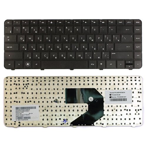 Клавиатура для ноутбука HP 55012D000-203-G черная